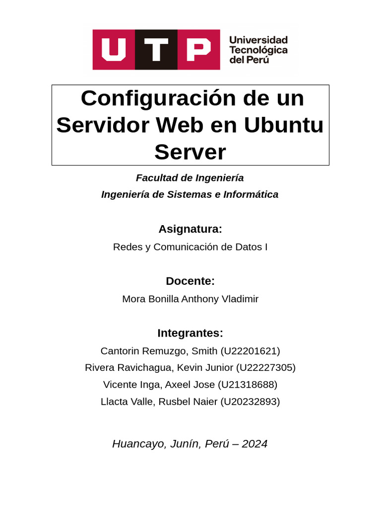 Servidor Web | PDF | Mi sql | Servidor HTTP Apache