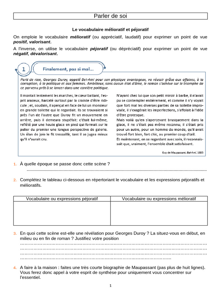 Parler - de - Soi 2 | PDF