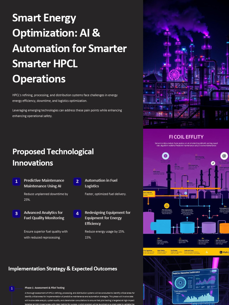 AI-Driven Energy Optimization for HPCL | PDF | Automation | Artificial Intelligence