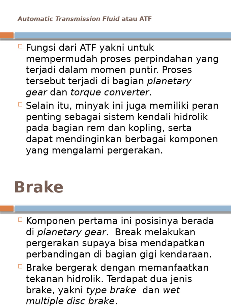 Modul Transmisi Otomatis | PDF