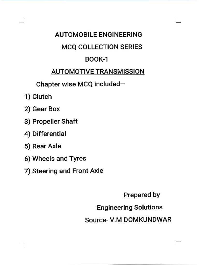 Automotive Transmission | PDF