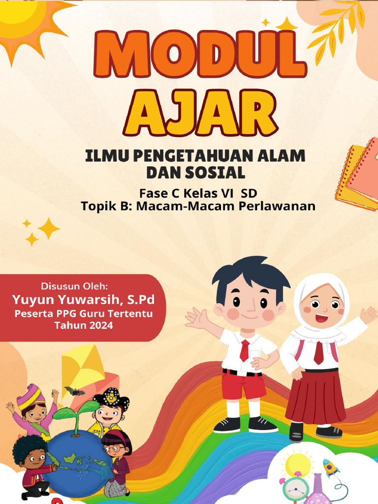 Modul Ajar IPAS Kelas VI Macam Macam Perlawanan | PDF