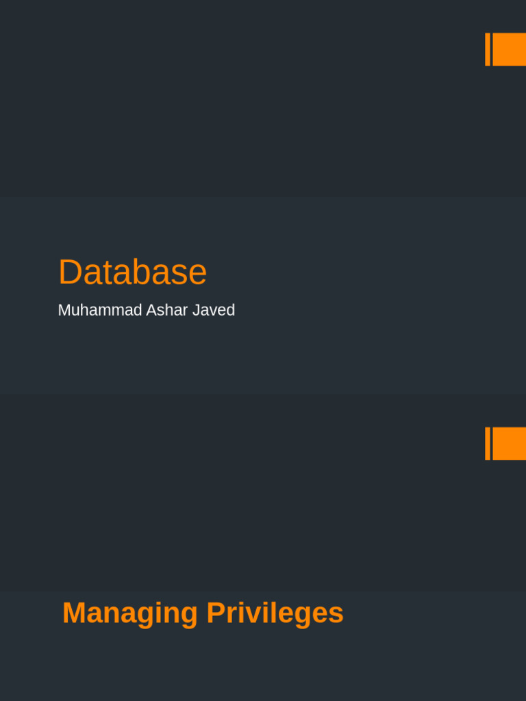 Database 8 | PDF | Databases | Software Engineering Database 8 | PDF | Databases | Software Engineering