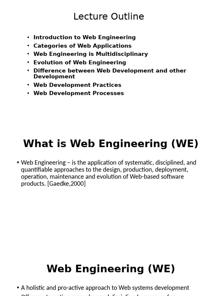 Lec 1&2 | PDF | World Wide Web | Internet & Web