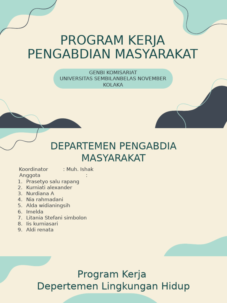 Proker Pengabdian Masyarakat | PDF