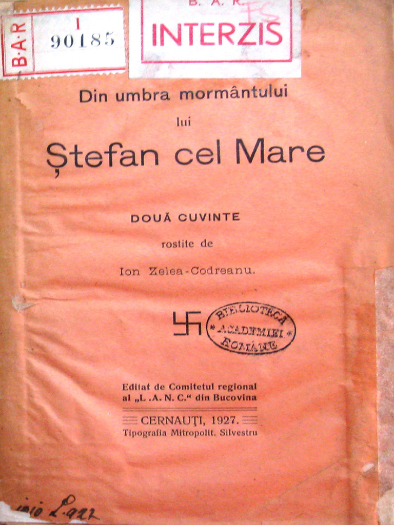 Ion Zelea Codreanu Din Umbra Mormantului Lui Stefa 241009 204242 | PDF