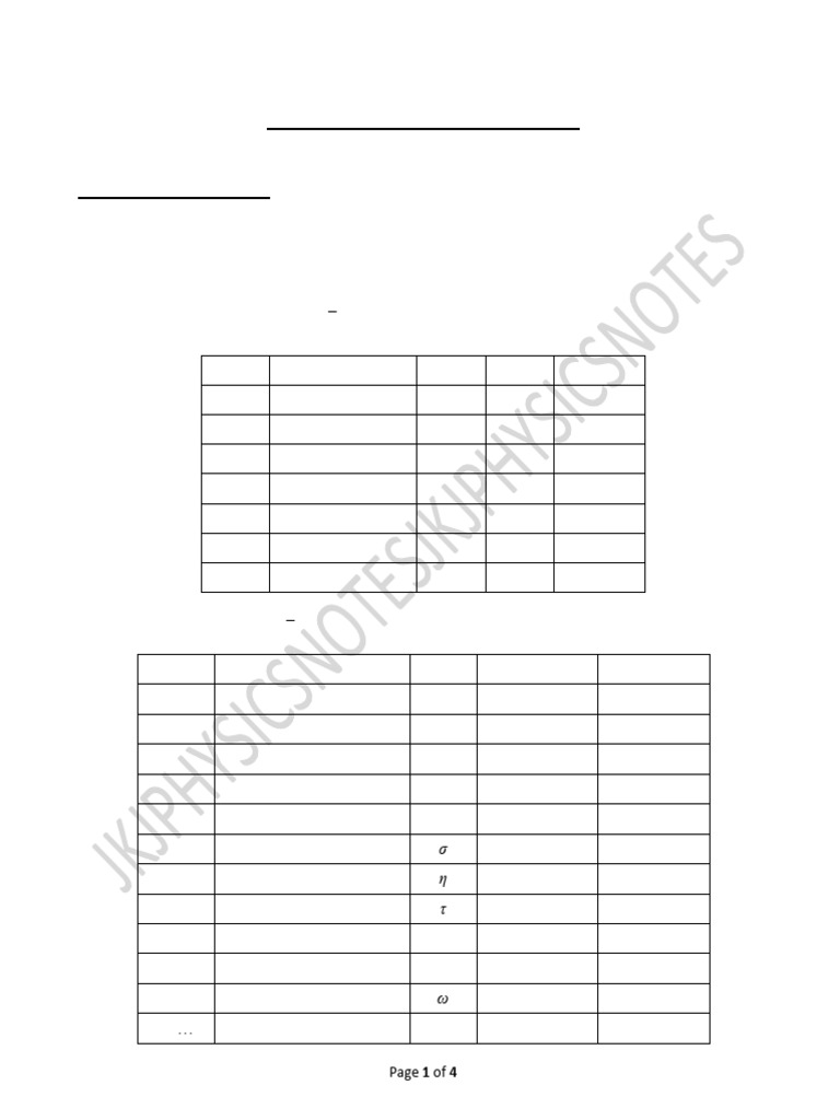 CH-1 Units and Dimensions | PDF | Units Of Measurement | Physical ...