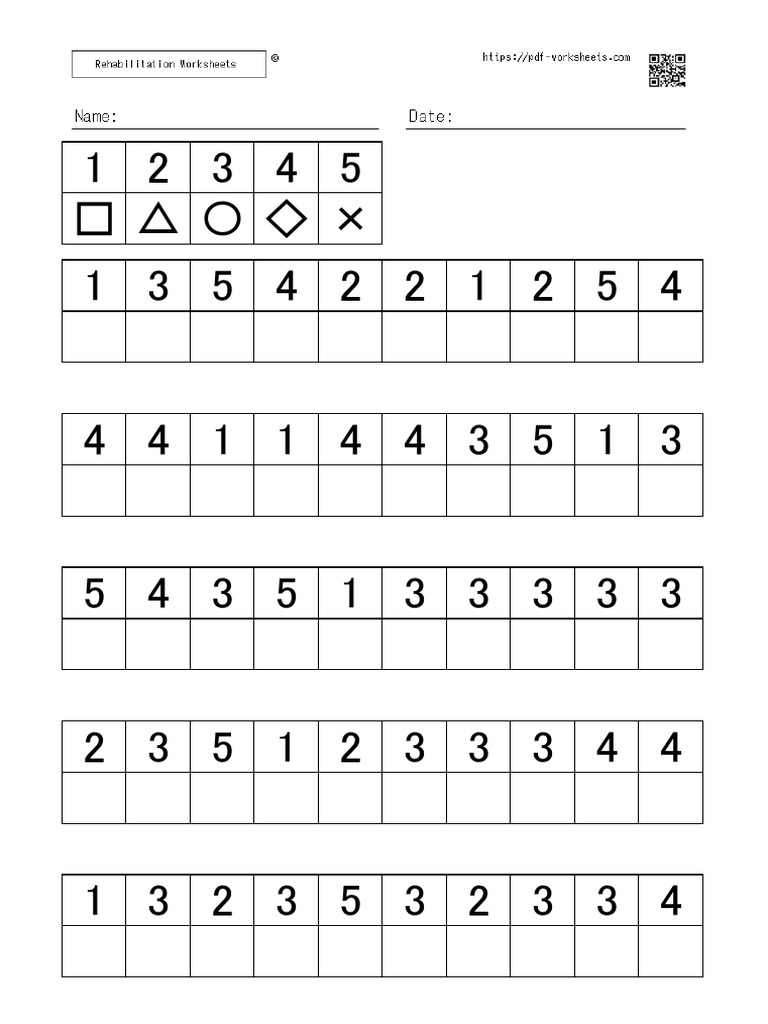 Symbol Digit Modality Task 5 - 008 | PDF