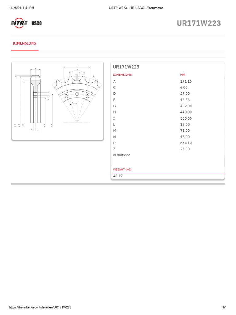 UR171W223 - ITR USCO - Ecommerce | PDF