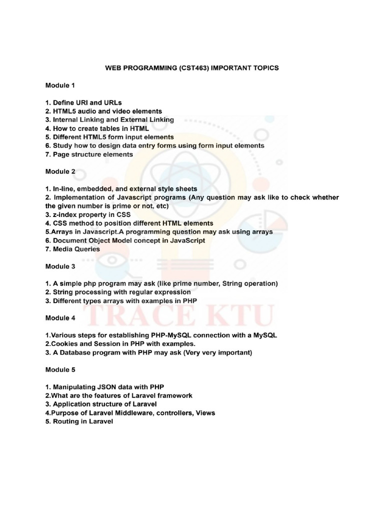 Web Program (Cst463) Imp | PDF