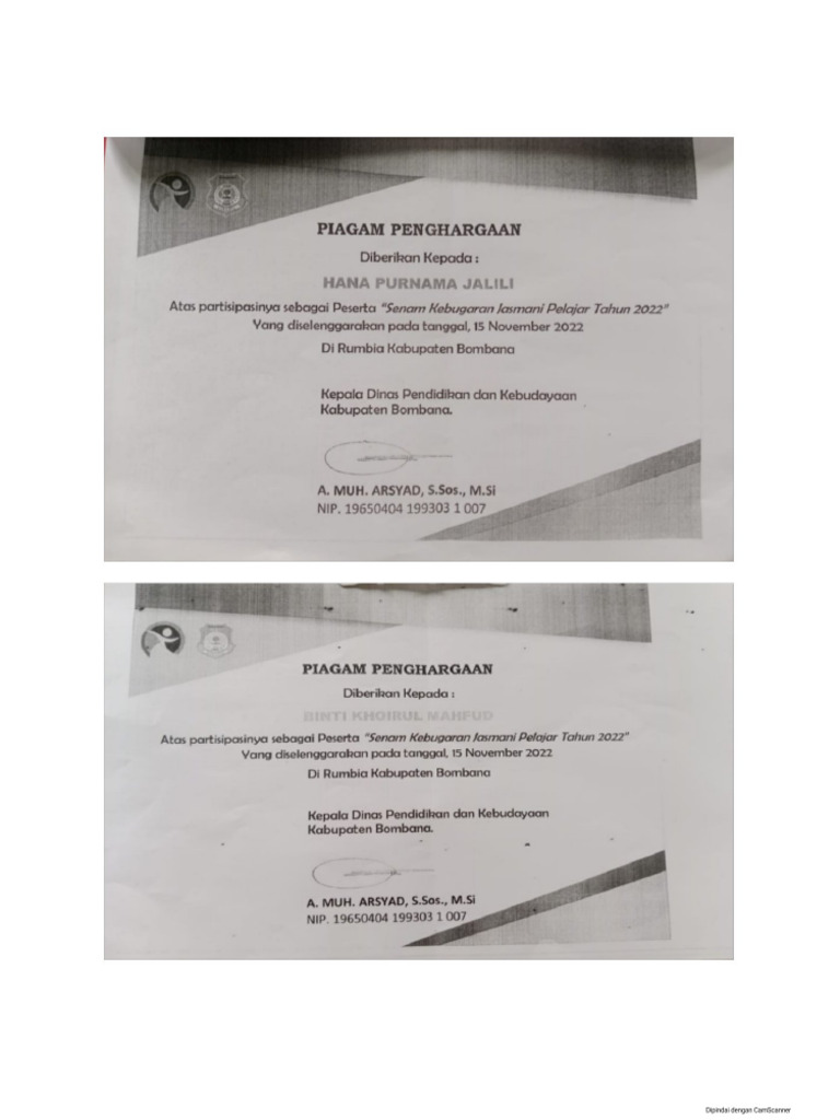 PIAGAM | PDF