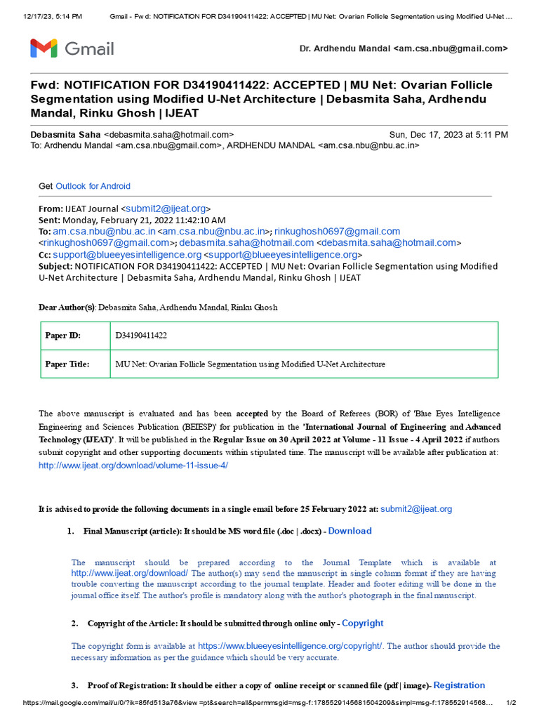 MU Net Ovarian FollicleSegmentation Using Modified U-Net Architecture | PDF | Computing ...