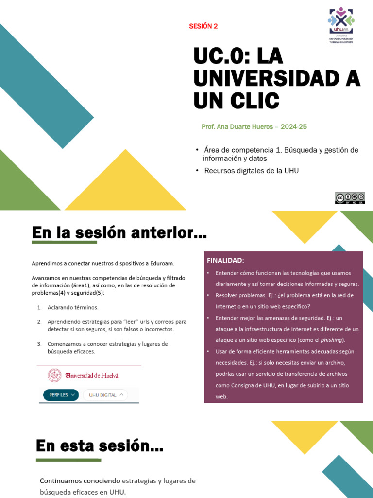 Recursos y Estrategias en la UHU | PDF | Bibliotecas | Internet