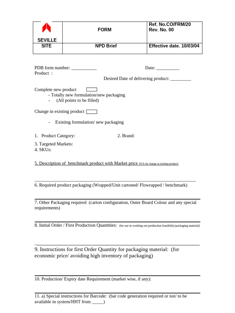 SKU Development and Gap Detection Guide | PDF | Packaging And Labeling ...