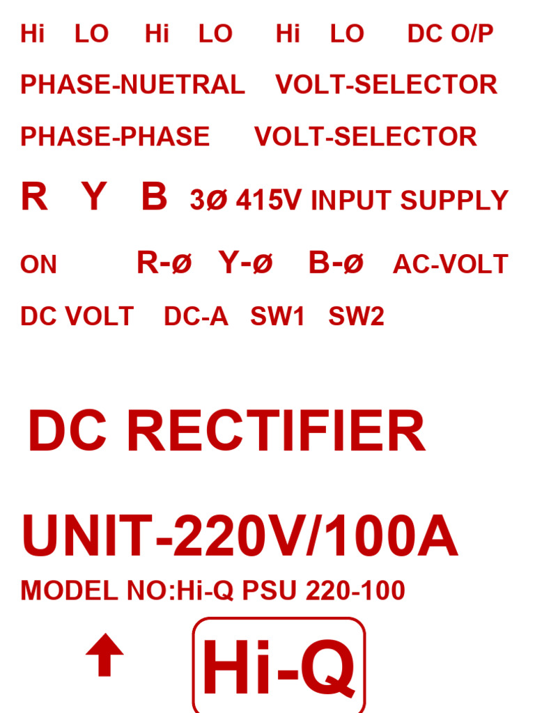 Rectifier Names | PDF