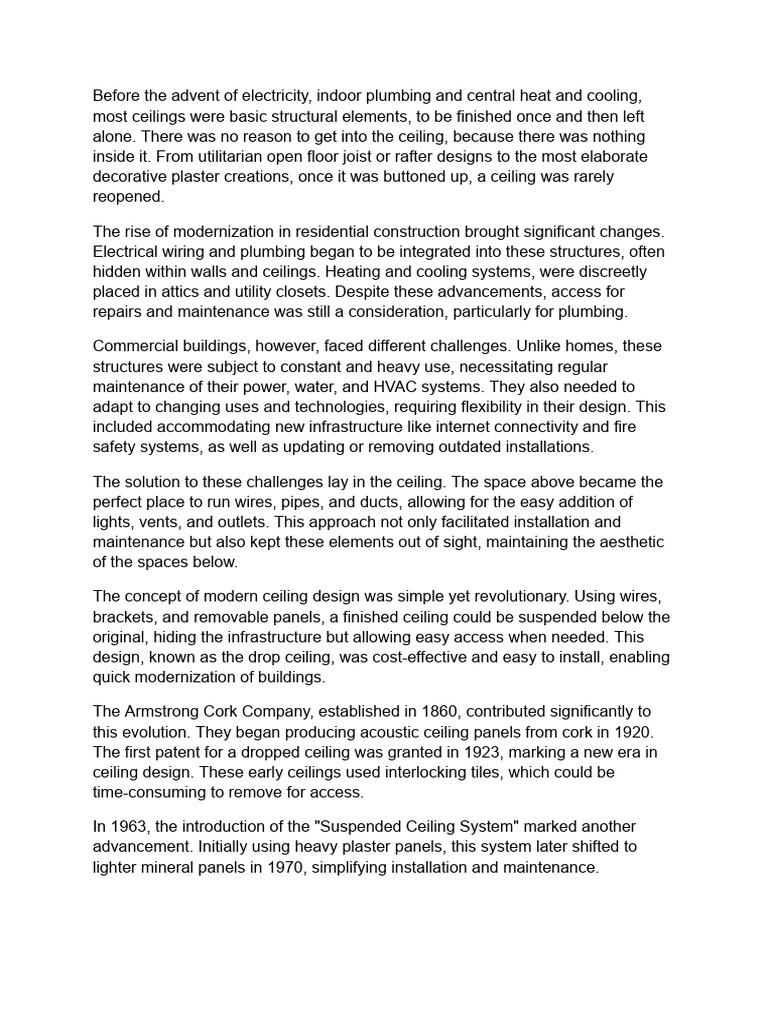 Dropped ceilings | PDF | Ceiling | Building Engineering