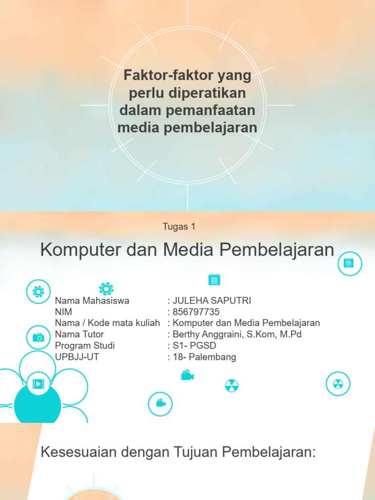 Tugas 1 Power Point Komputer Dan Media Pembelajaran Juleha Saputri | PDF