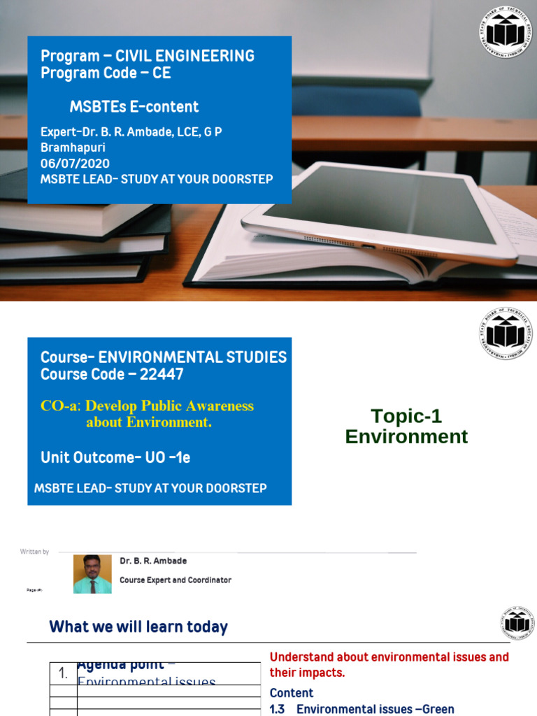 22447_EVS_PPT_UO 1e. | PDF | Climate Change | Greenhouse Effect