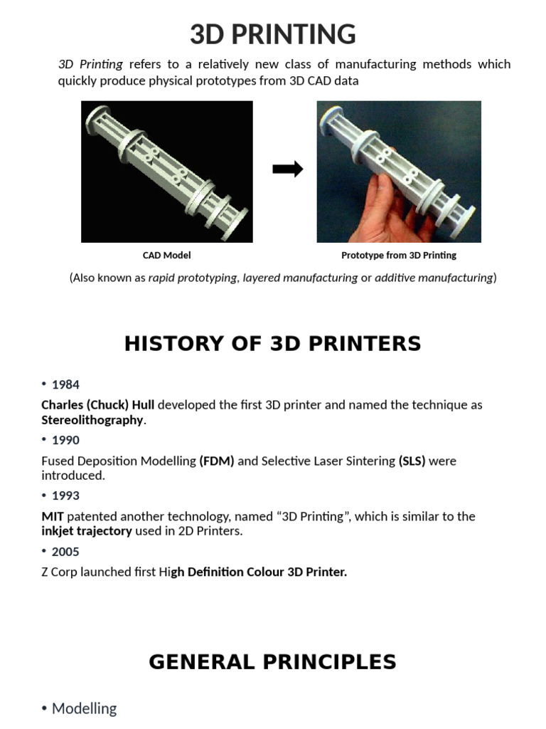 3d Printing Final Pdf 3 D Printing Secondary Sector Of The Economy