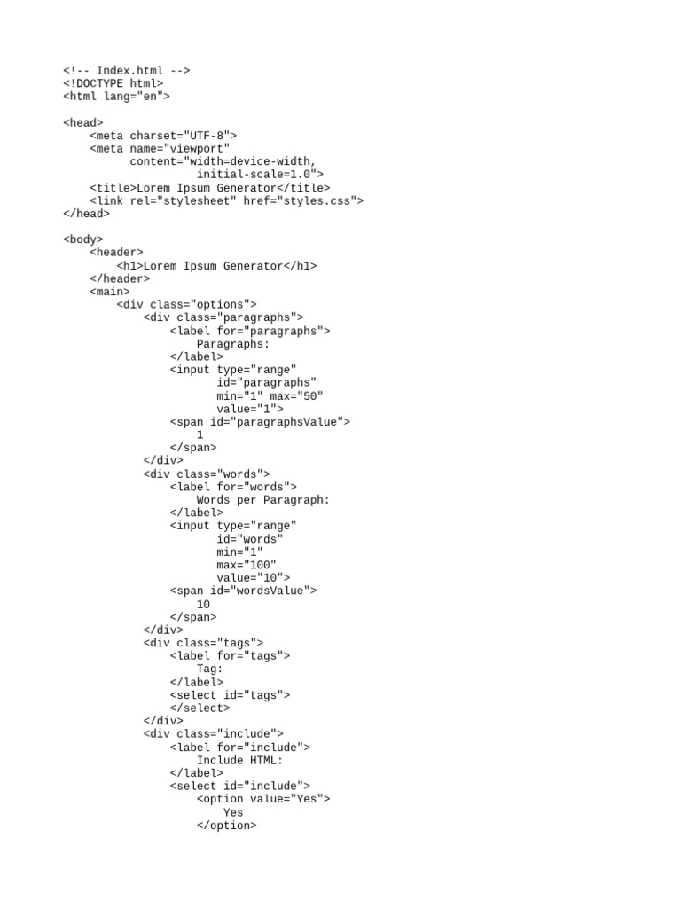 Lorem and Epsum Method Js | PDF | World Wide Web Consortium Standards ...