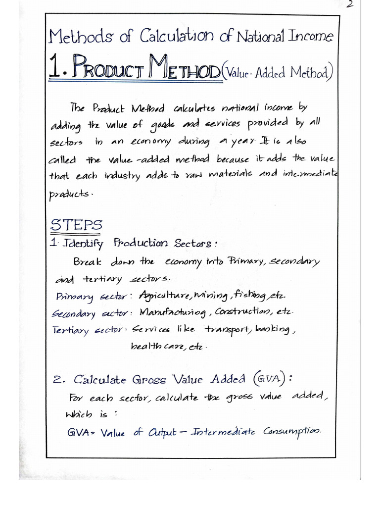 Methods of Calculating NI | PDF