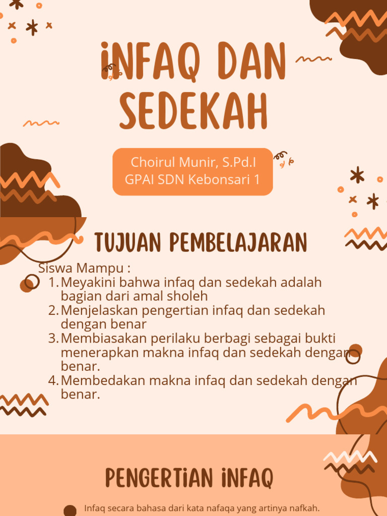 Pengertian Infaq dan Sedekah dalam Islam | PDF
