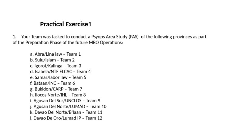 Practical Exercise1 (Preparation) | PDF