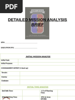 6500 Battle Study Elective - METT-T Analysis Worksheet | PDF | Military Intelligence ...