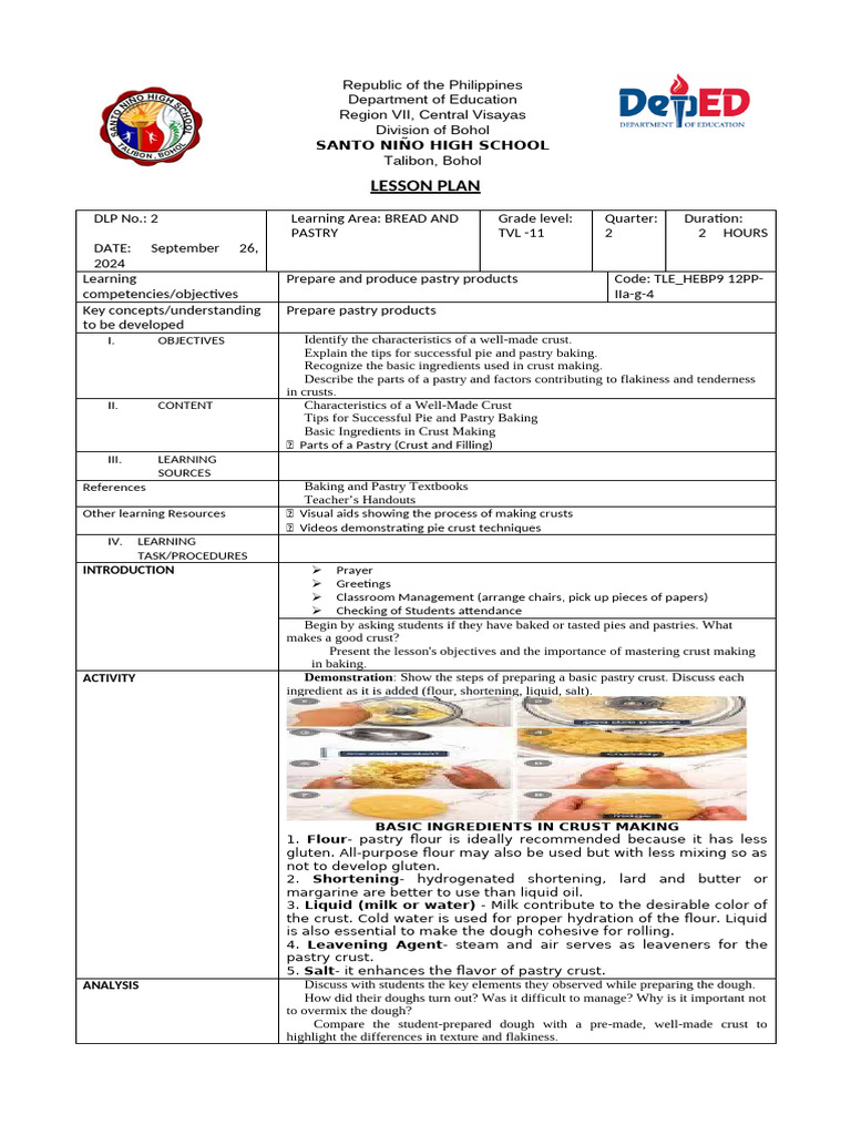 BPP DLP2 | PDF | Breads | Shortening