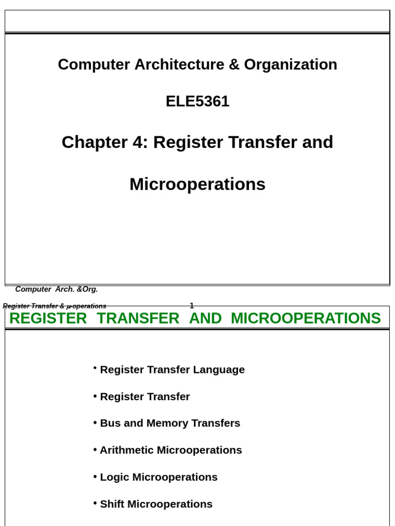 Chapter 4 (Comp. Arch) | PDF | Bit | Input/Output