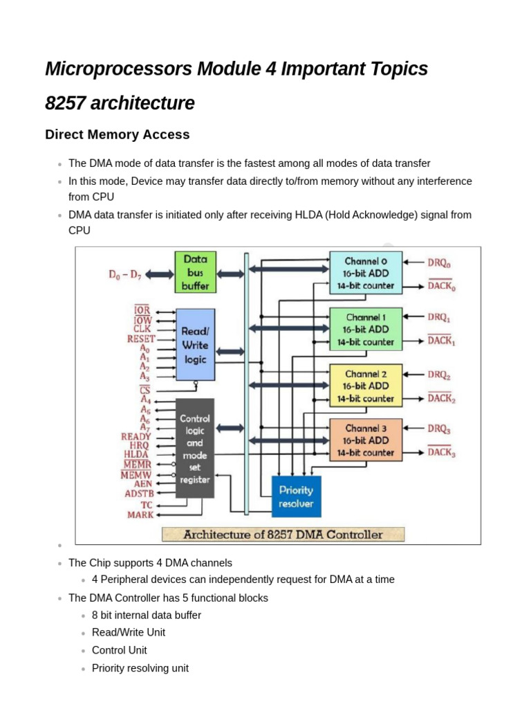 Microprocessors Module 4 Important Topics | PDF | Input/Output | Digital Technology