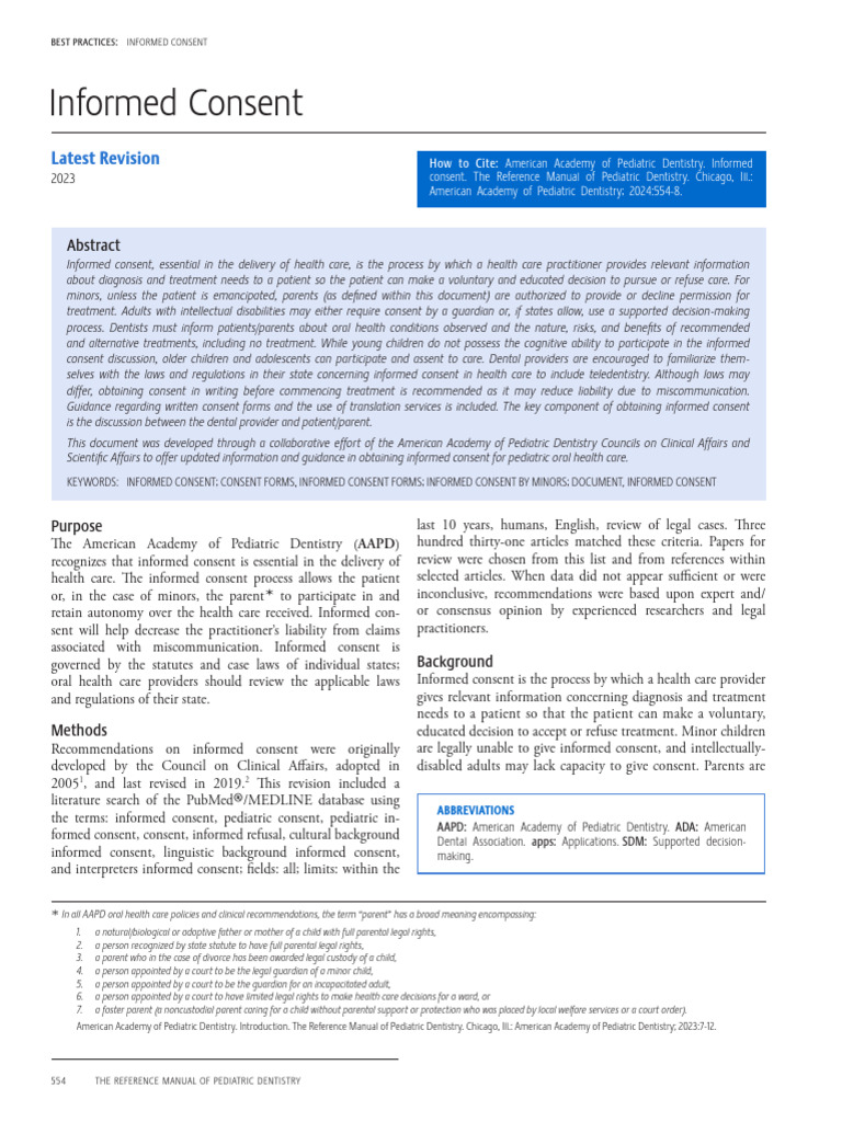 Bp Informedconsent Pdf Informed Consent Dentistry