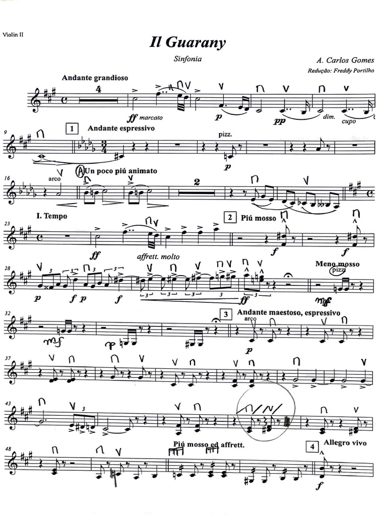 O Guarany - C. Gomes vln 2 | PDF