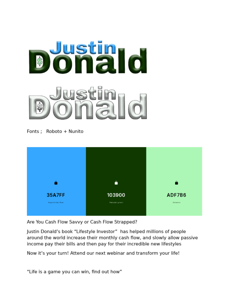 Justin Donald Funnel Research | PDF