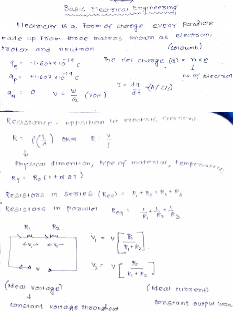 Basic Electrical Engineering (1) | PDF Basic Electrical Engineering (1) | PDF