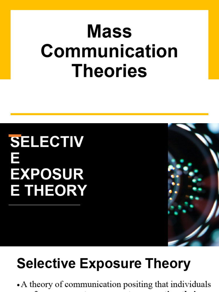 Copy Communication Theories | PDF | Mass Media | Social Psychology
