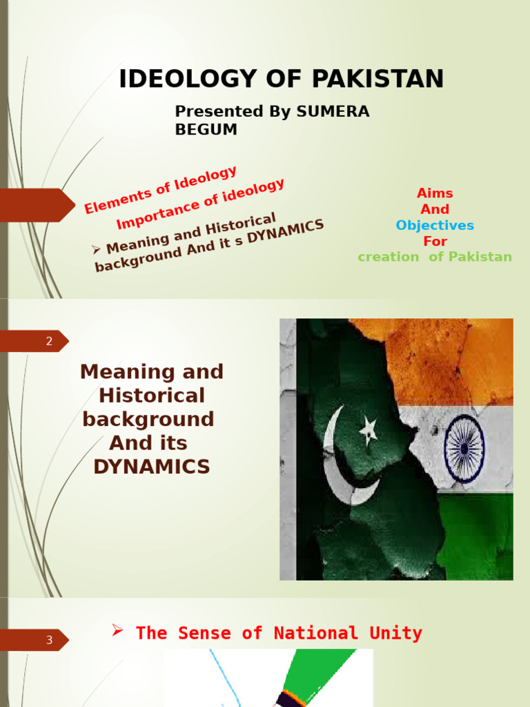 Ideology-Of-Pakistan by Sumera Begum | PDF | Two Nation Theory | Pakistan