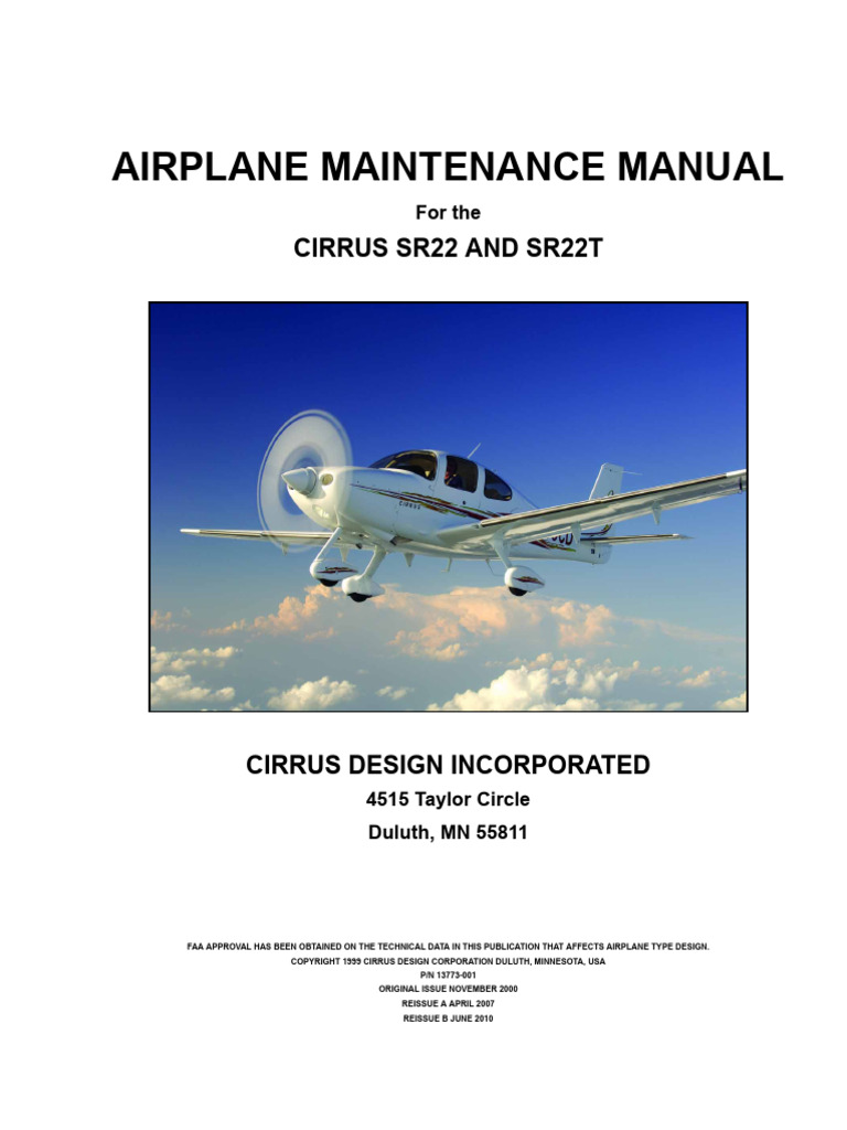 SR22 AMM 13773-001 RevB6 | PDF | Avionics | Aviation