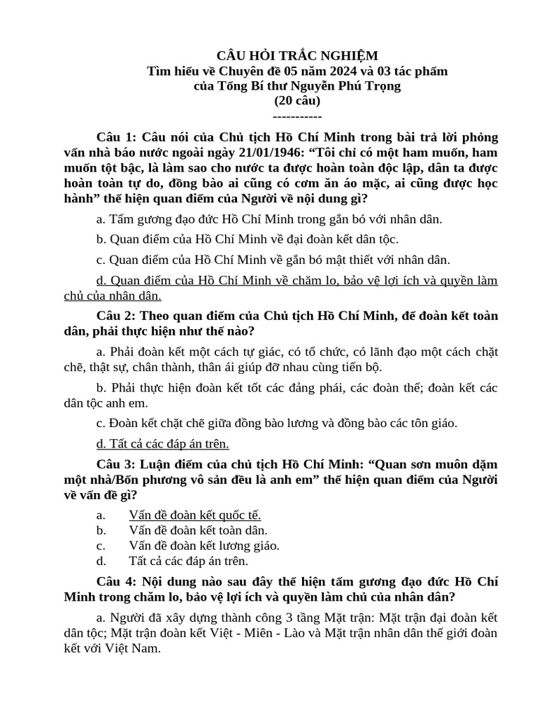 13.8 Hoi - Dap CD 3 BDCT He 2024 | PDF