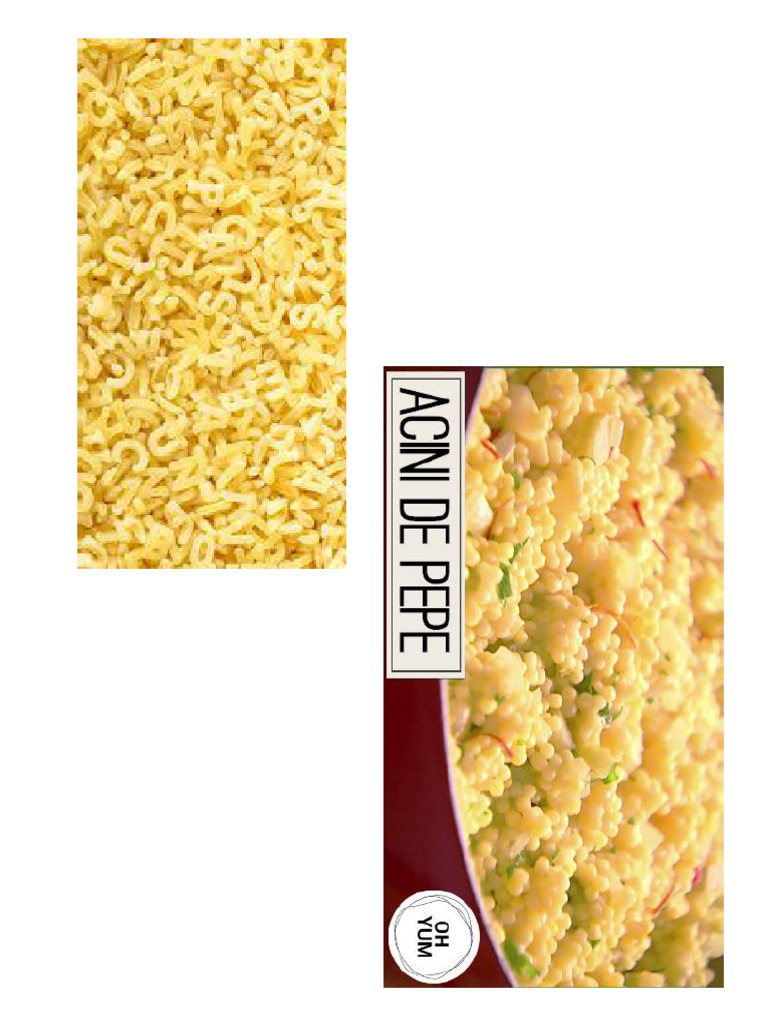 Very Small Pasta | PDF