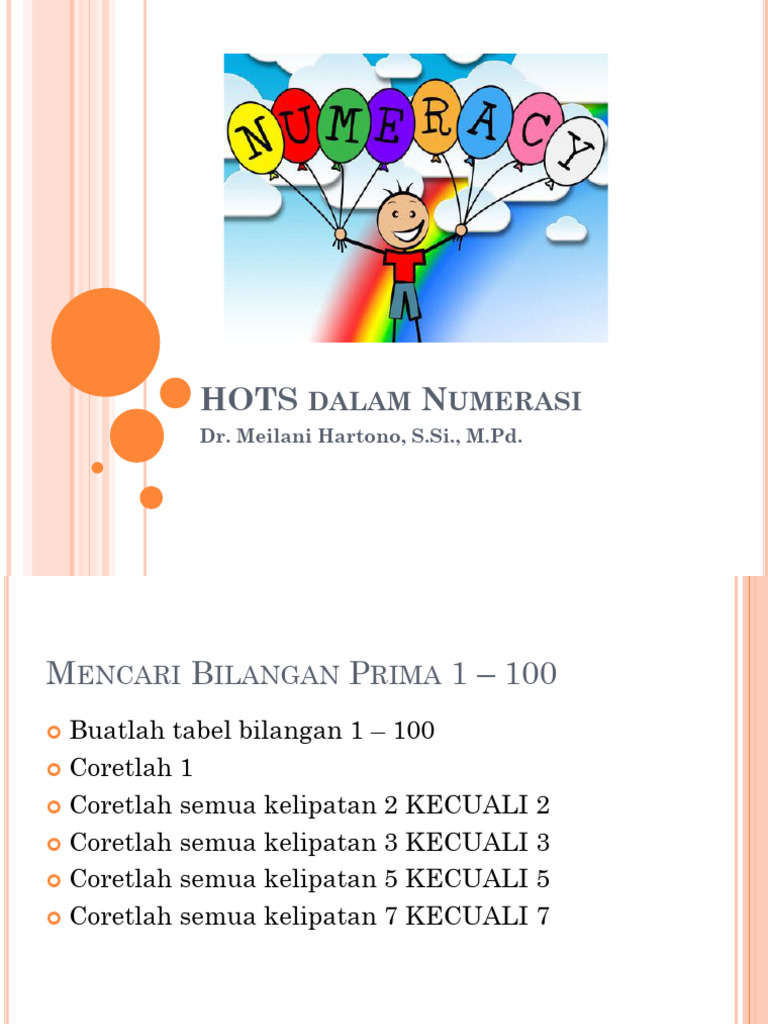 HOTS daam Numeracy | PDF