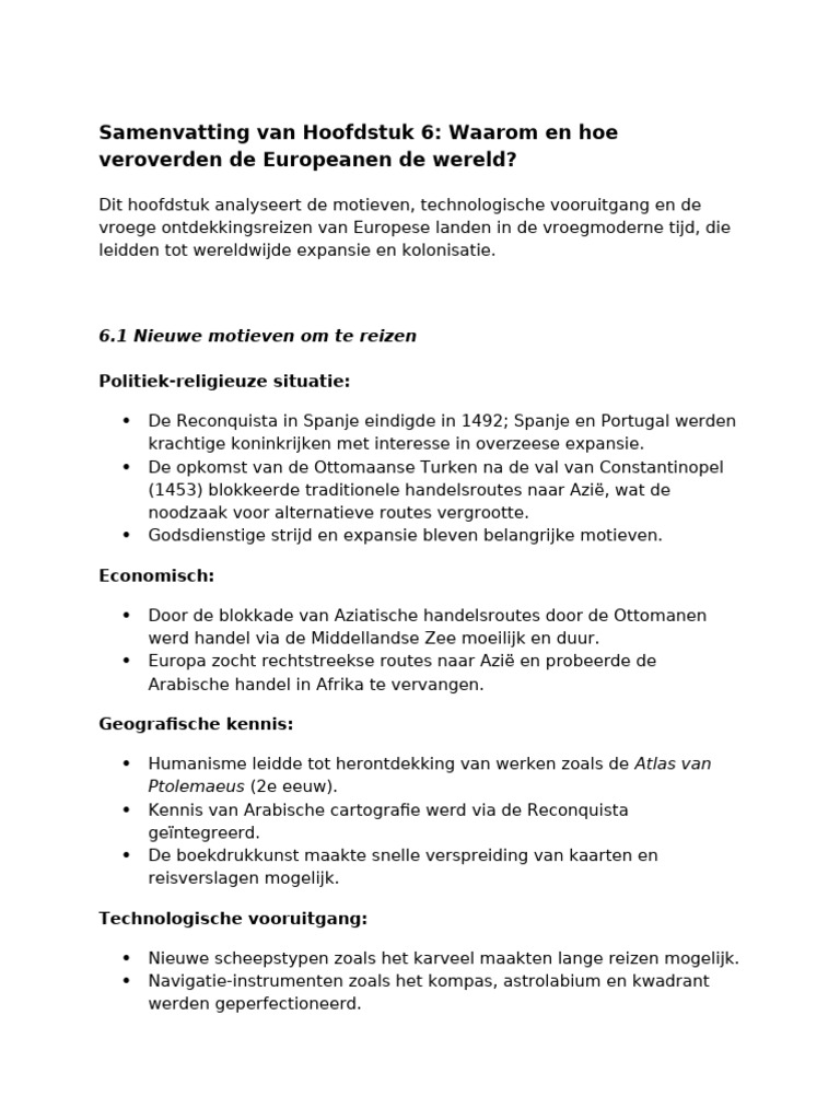 Samenvatting H6 | PDF