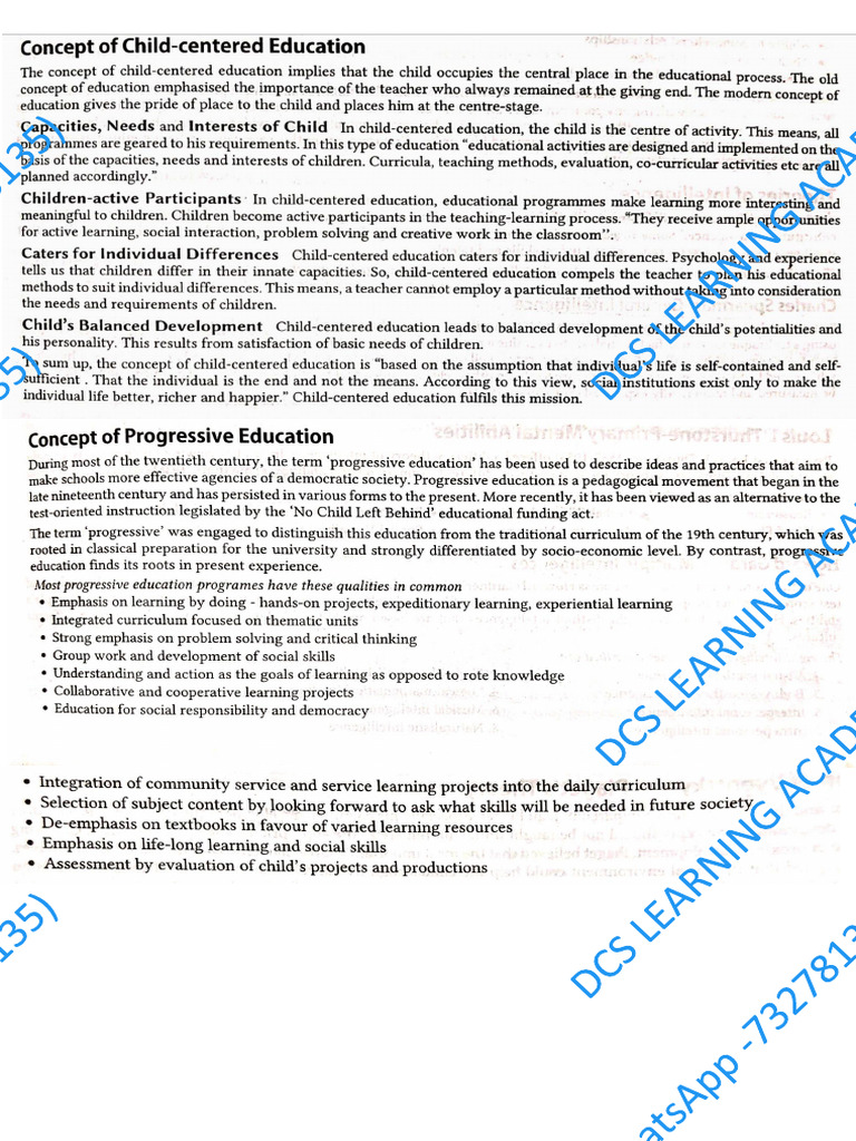 CTET CDP UNIT 1 PART 2 Compress | PDF