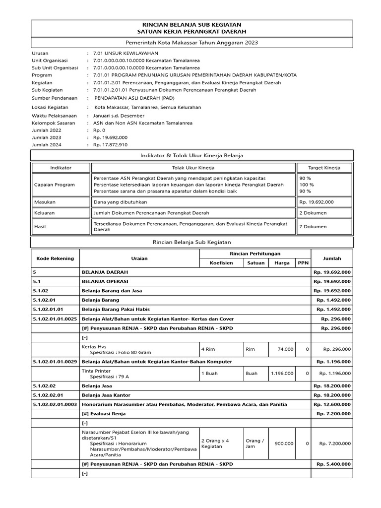 1. Penyusunan Dokumen Perencanaan Perangkat Daerah | PDF
