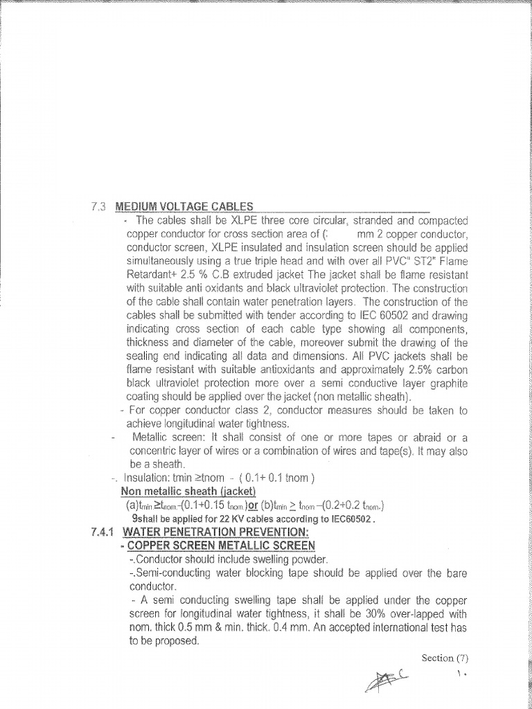 MV Cables | PDF | Electrical Equipment | Manufactured Goods