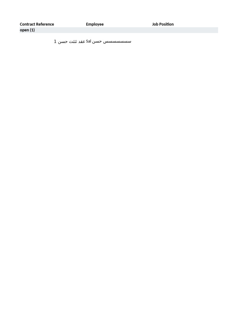 Employee Contract (HR - Contract) | PDF