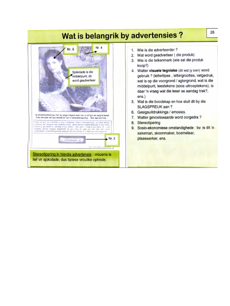 Advertensies Wat Is Belangrik | PDF