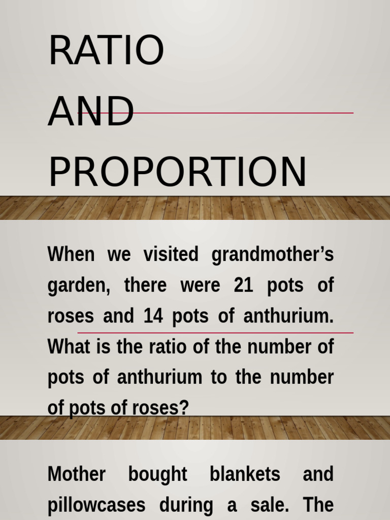 Ratios and Proportions Practice Problems | PDF