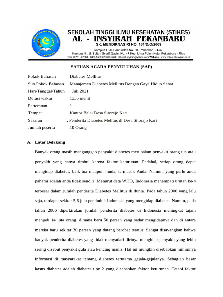 Sap DM Witriani | PDF