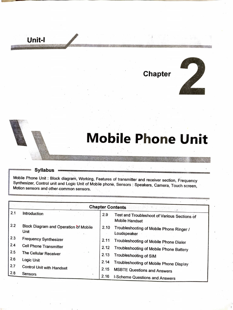 MWC Unit 1&2 | PDF